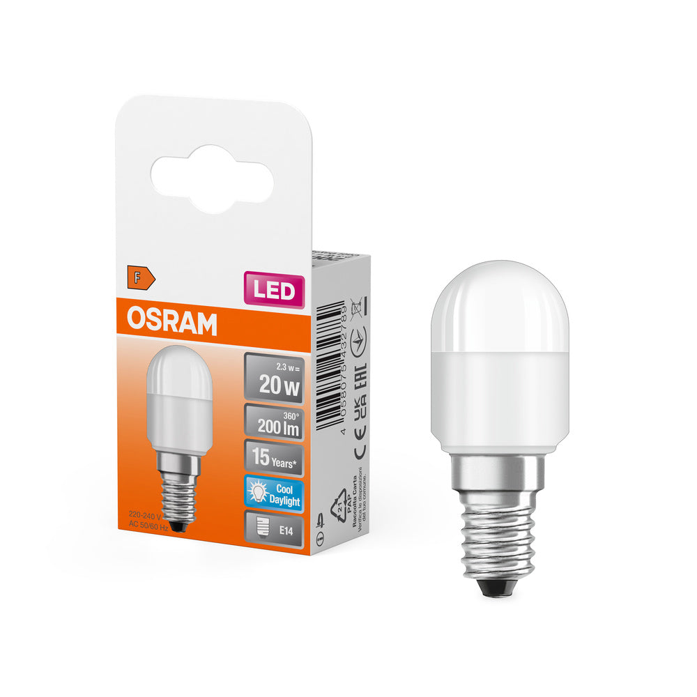 OSRAM LED Lampe LED SPECIAL T26 2.3W 865 Frosted E14, 200 lm, 6500 K,