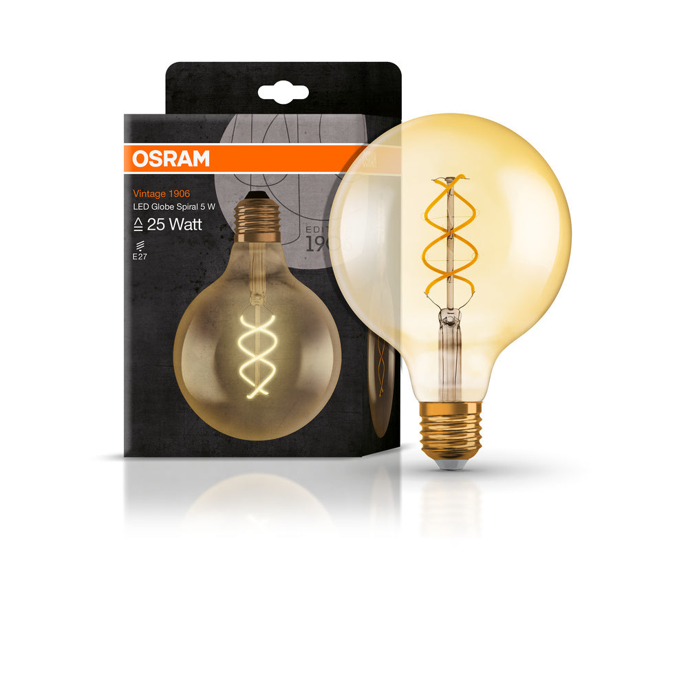 OSRAM VINTAGE 1906® LED Lampe LED CLASSIC GLOBE 4W 820 Gold E27 Gold S