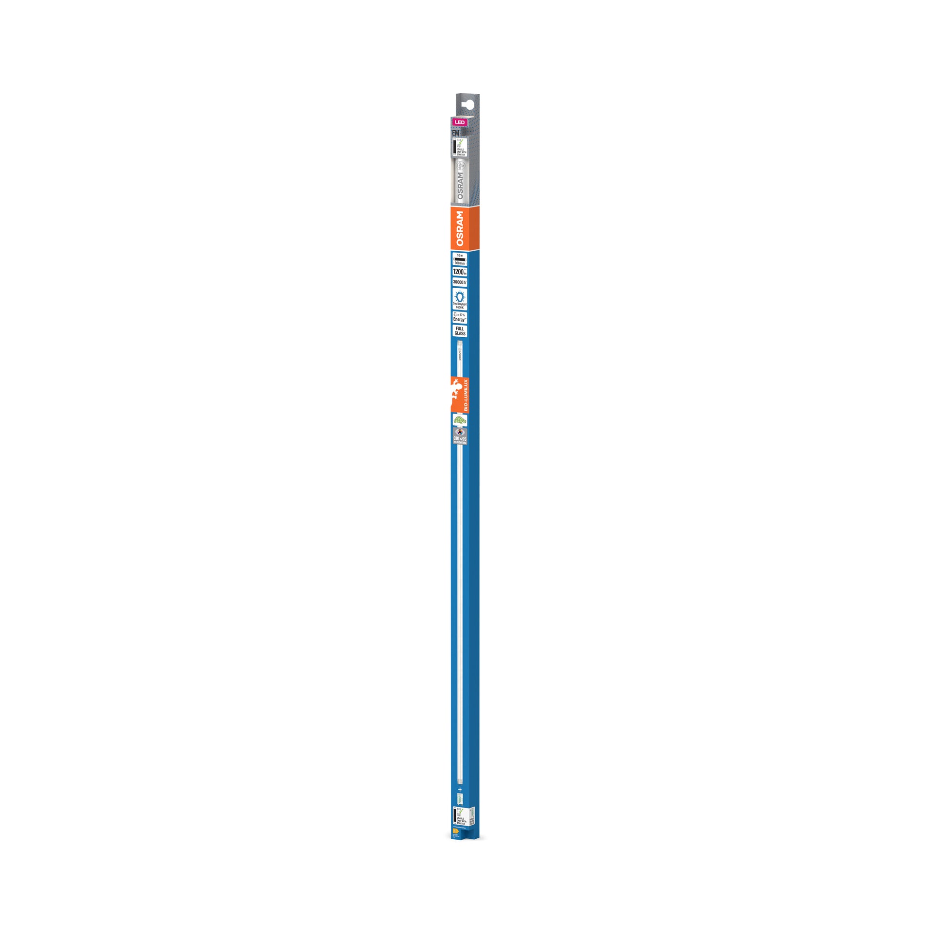 OSRAM LED TUBE T8 30 EM BIO-LUMILUX 90cm 10W 965