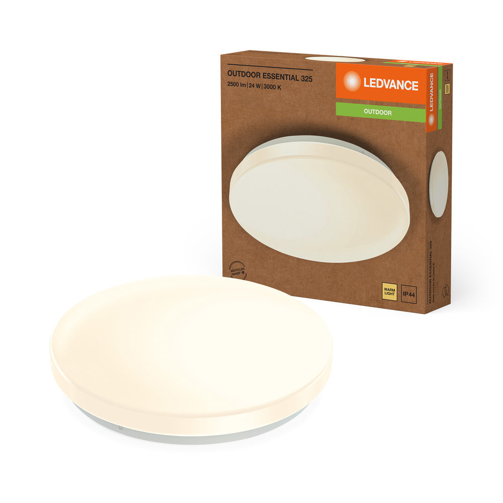 LEDVANCE OUTDOOR ESSENTIAL Decken- / Wandleuchte Outddor 325mm 24W 830