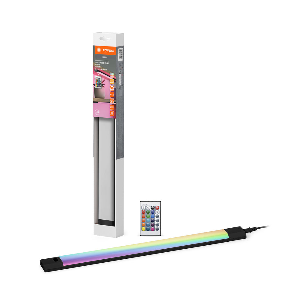 LEDVANCE LINEAR EDGE SENSOR Unterbauleuchte RGBW 50cm RGBW DIM Black R