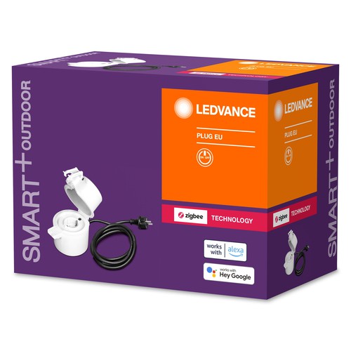 LEDVANCE Smart+ Outdoor Plug, ZigBee schaltbare Steckdose, für die Lic